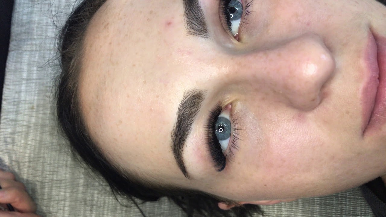 Short Russian volume lashes - Maximum volume - YouTube