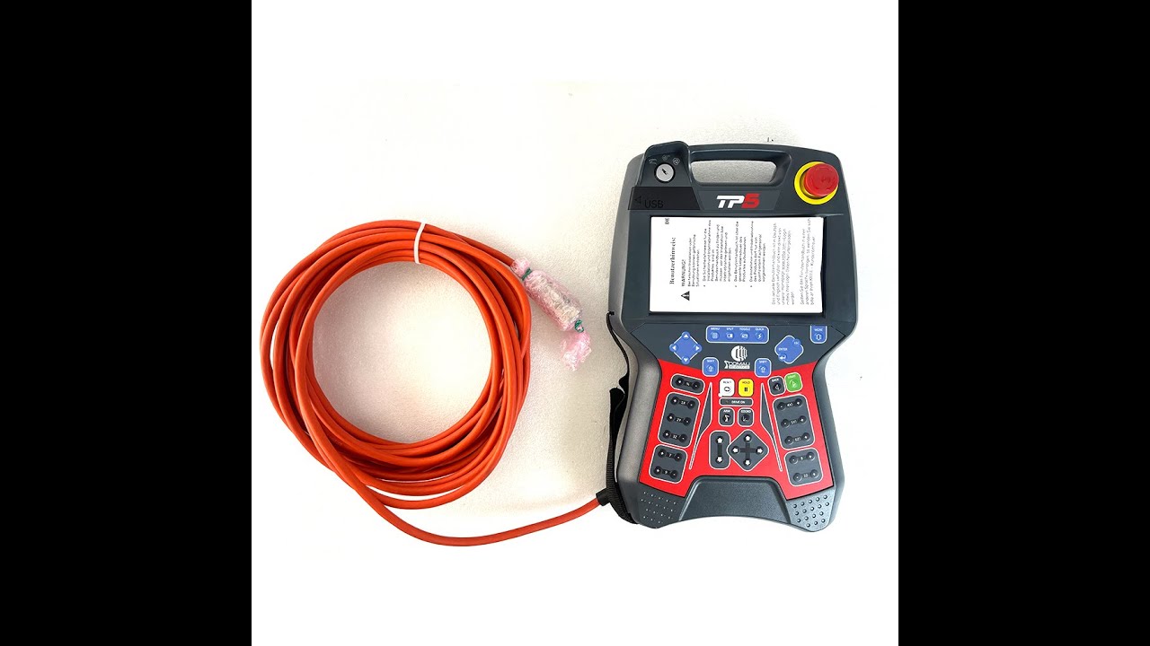 COMAU Robotics C5G-TP5WC CR17910085 Teach Pendant - YouTube