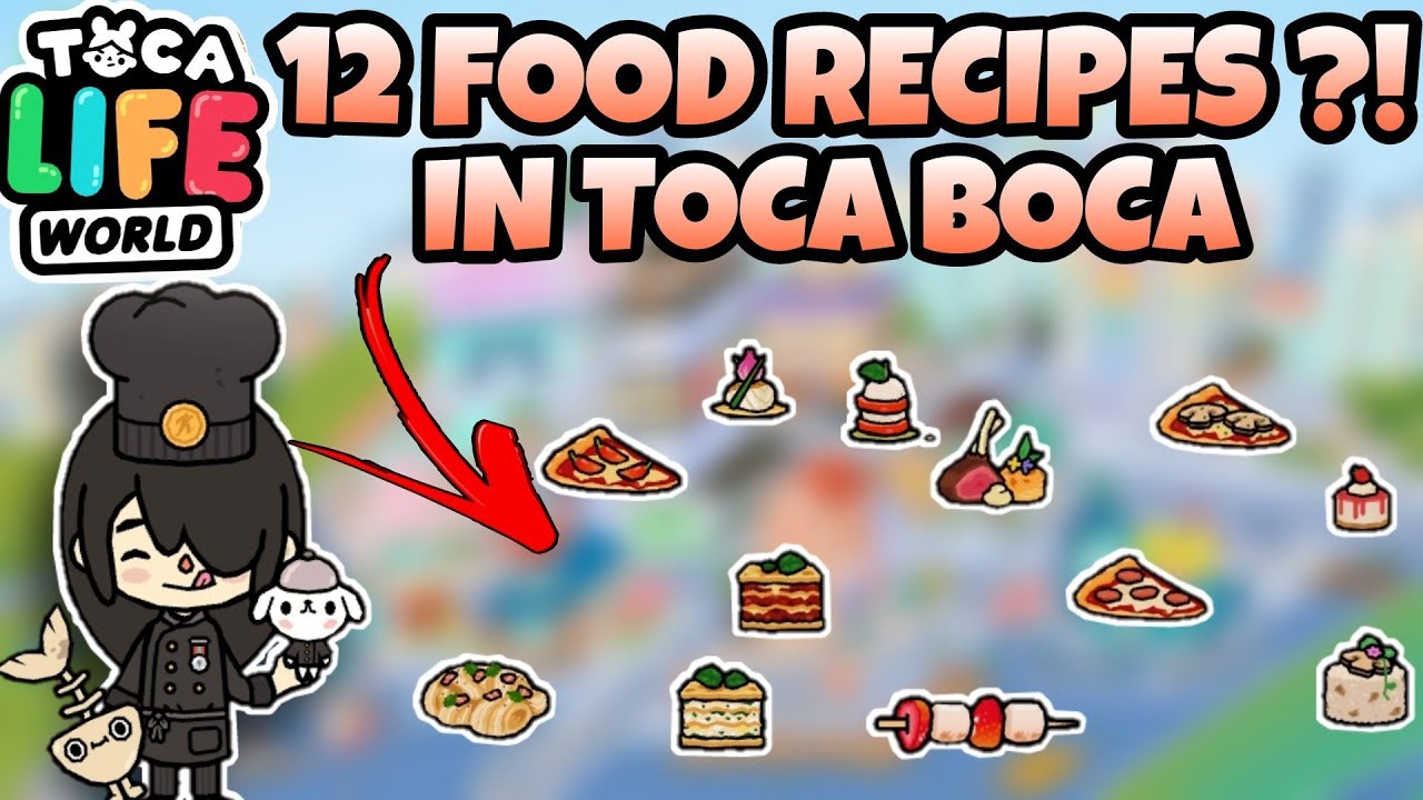 12 FREE FOOD RECIPES IN TOCA BOCA 🤤😱 | TOCA LIFE WORLD - YouTube