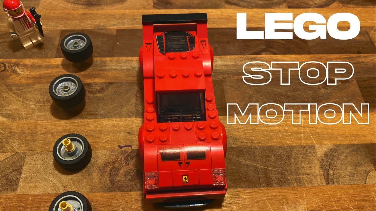 Lego Ferrari Stop Motion Build - YouTube