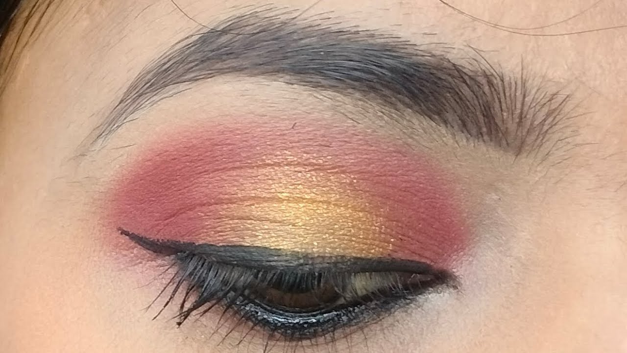 Glam golden eye makeup tutorial |Golden eye makeup कैसे करें| Glam ...