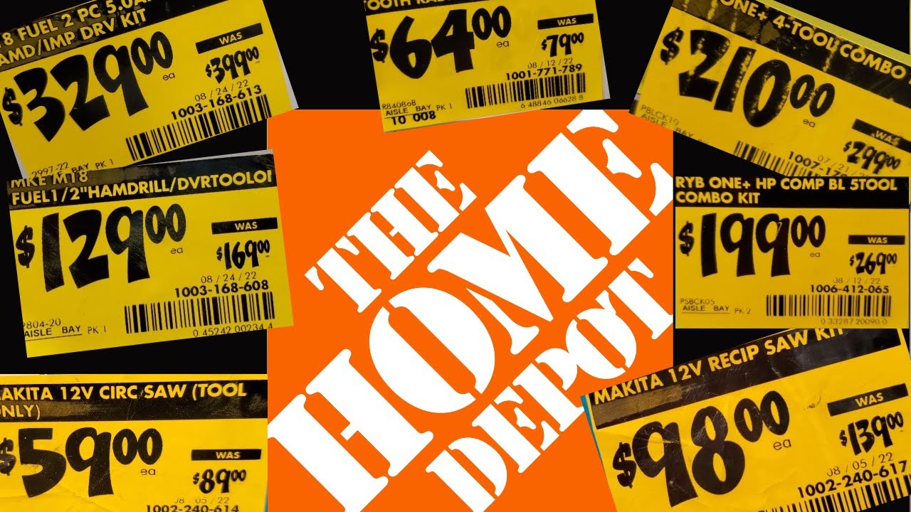 Home Depot Tool Clearance/lower prices on Milwaukee, Makita, Rigid ...