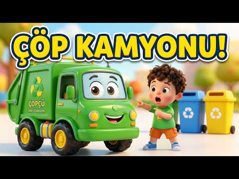 Çöp Kamyonu Şarkısı 🚛 Temizlik Zamanı | Eğitici Çocuk Şarkıları