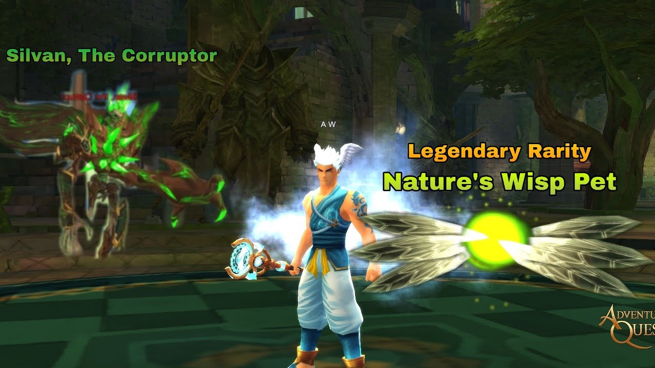 AQ3D The Legendary Rarity - Nature's Wisp Pet! - YouTube