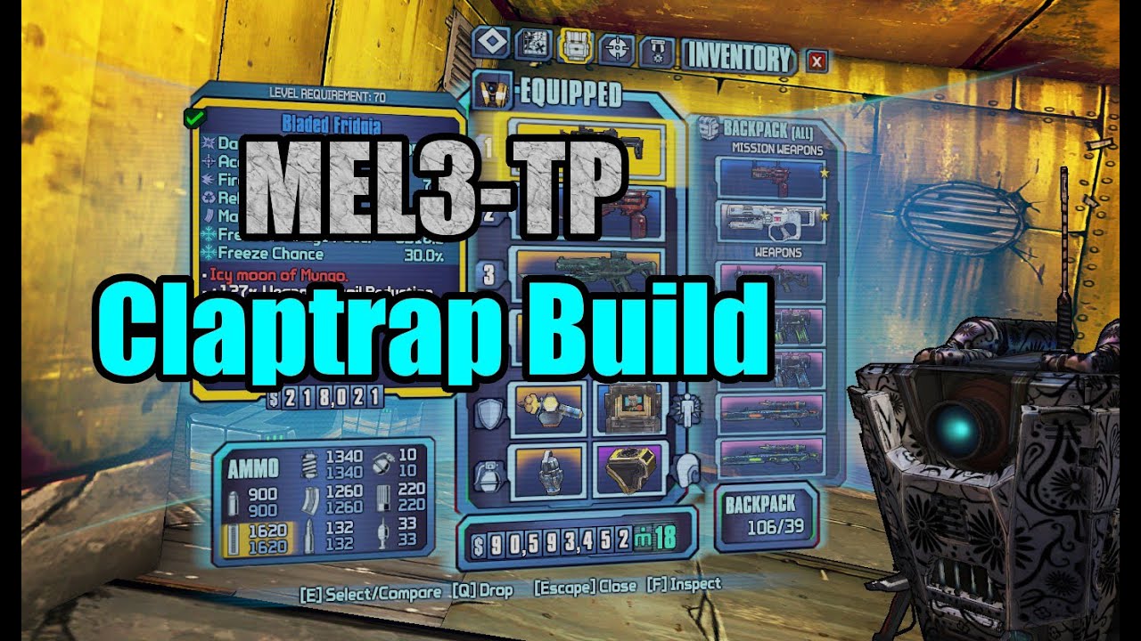 Borderlands: TPS: MEL3-TP - Build Showcase (w/ Download) - YouTube