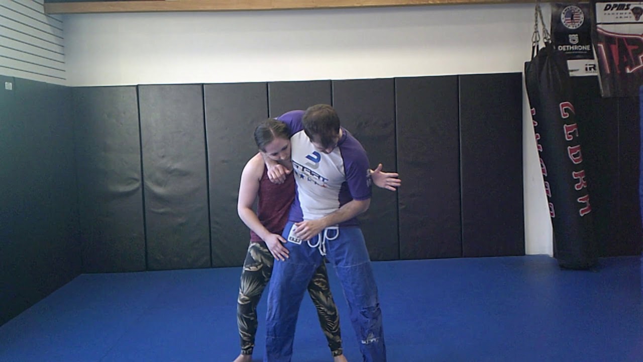 BJJ Standing Headlock Escape for Self Defense - YouTube