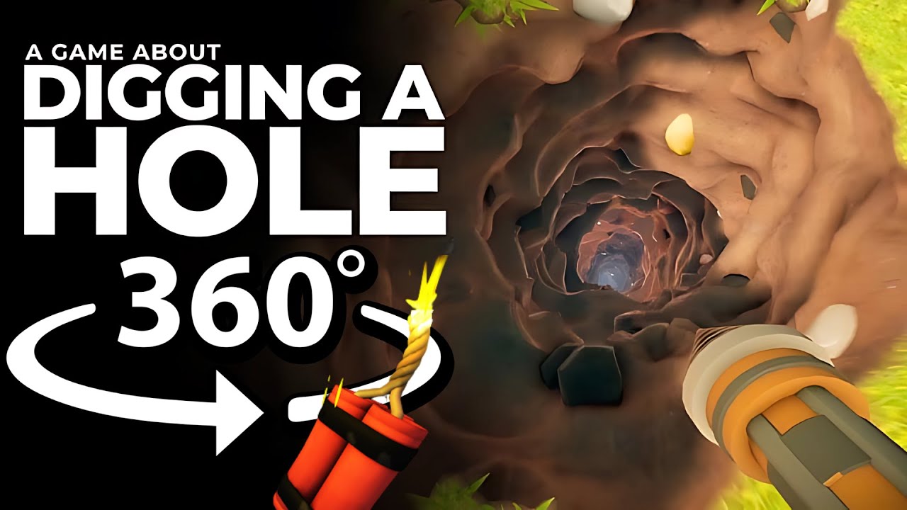 360° Digging for TRASURE in VR - YouTube