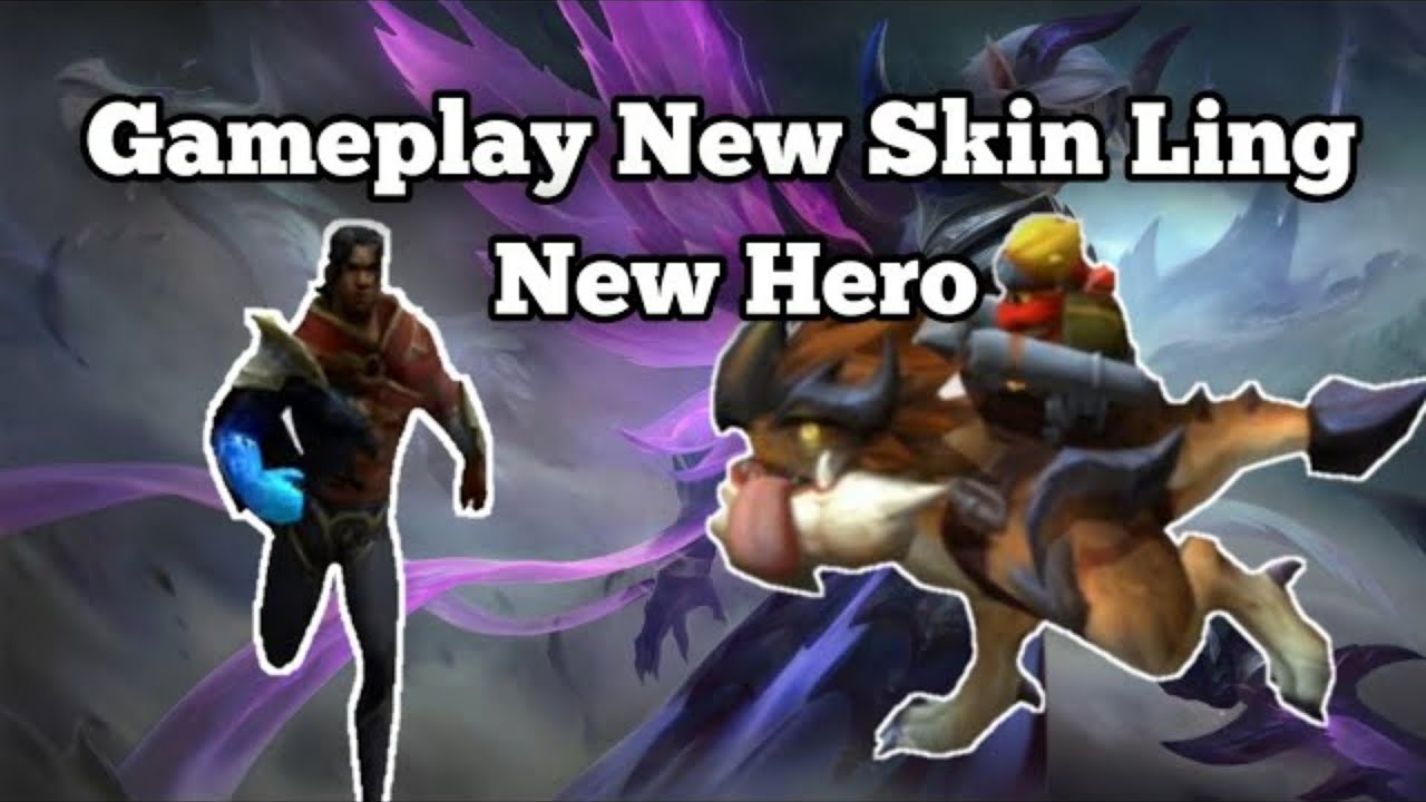 Gameplay New Skin Ling Night Shade And 2 New Hero MLBB-Tetsu Official ...