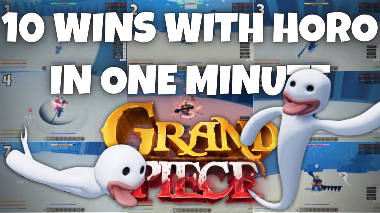 [GPO] 10 Ranked Arena Wins With Horo In One Minute... - YouTube