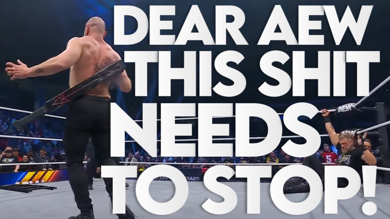 AEW Has To Stop This Shit! ASAP! - YouTube
