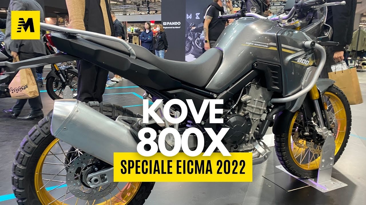 KOVE 800X - Eicma 2022 [ENGLISH SUB] - YouTube