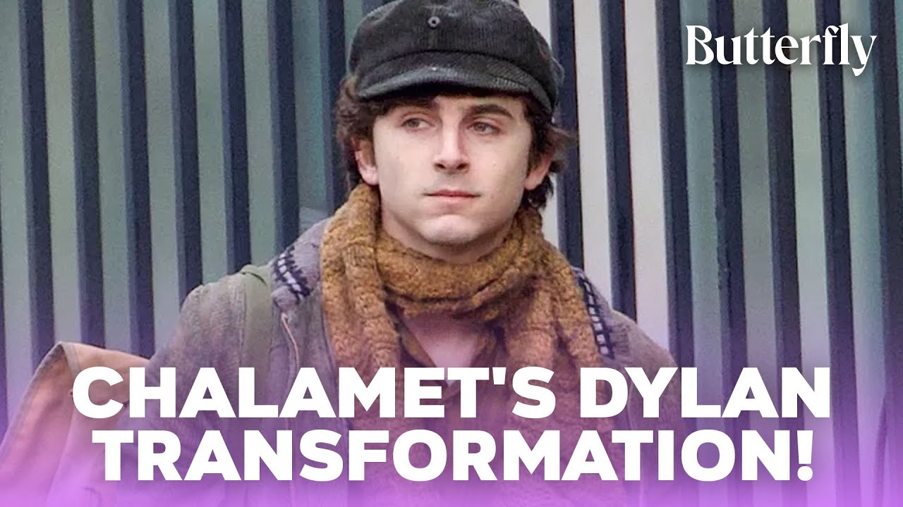 Chalamet's Dylan Transformation! Chalamet Photographed for First Time - YouTube