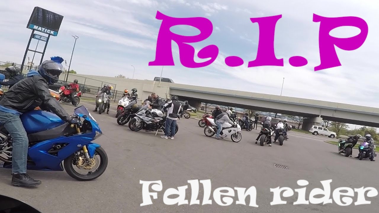 meet up for a fallen rider pt1. #fypシ #bike - YouTube