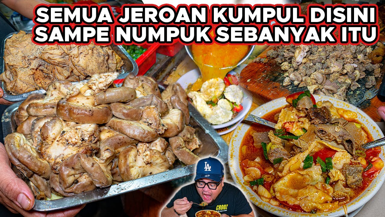 KEPALA KENCENG DAH!! NUMPUK SEMUA JENIS JEROAN SEBANYAK INI.. - YouTube