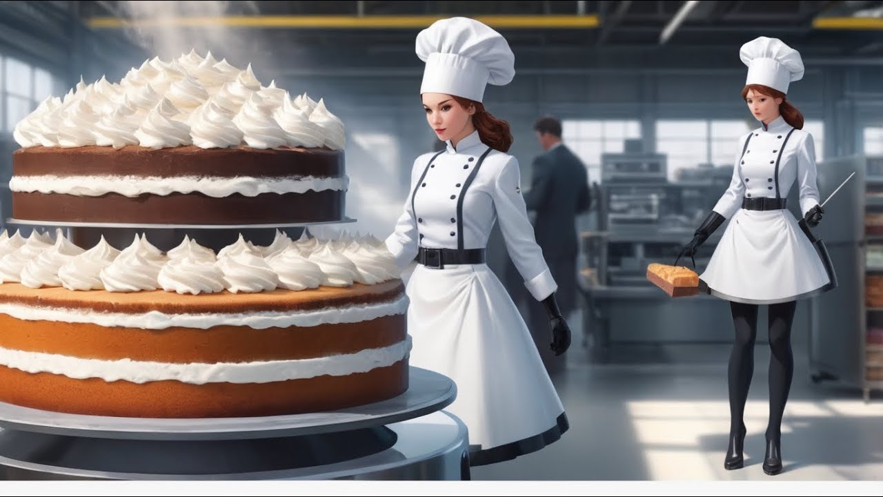 Inside the Automatic Cake Factory: Millions of Cakes Produced Daily ...
