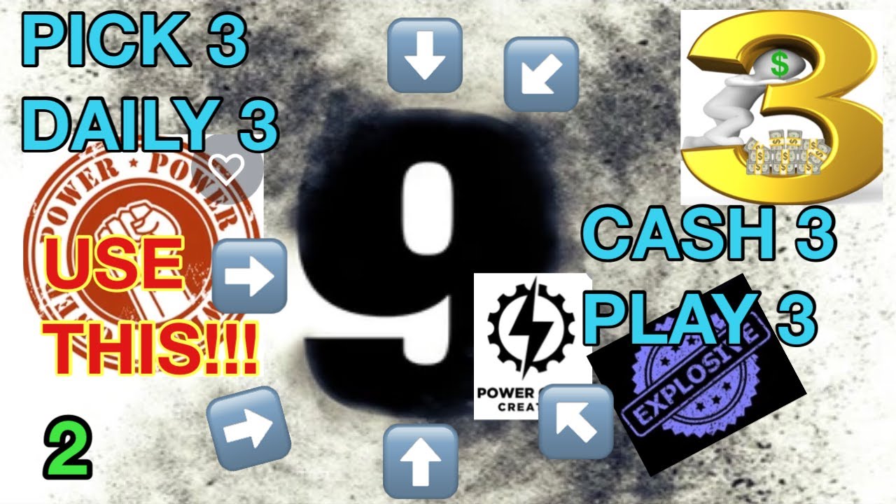 #NEW PICK 3! CASH 3! PLAY 3! DAILY 3! STRATEGY! MUST SEE! - YouTube