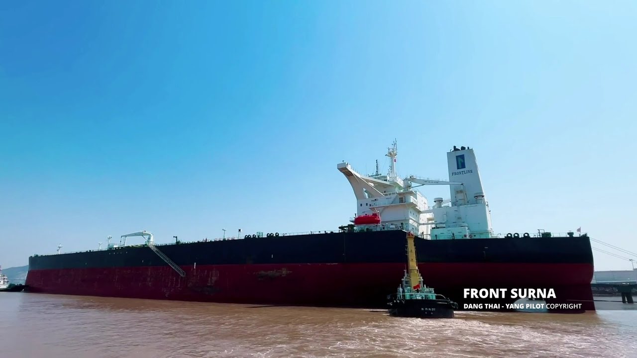 Front Surna | Command the VLCC departure port of Ningbo - YouTube