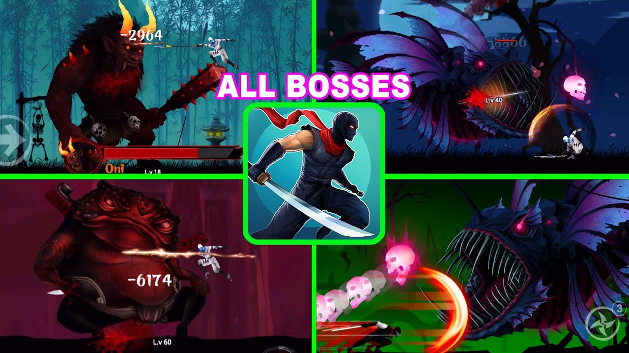 Ninja Raiden Revenge All Bosses (Oni, Gamabunta, Namazu) Android/iOS ...