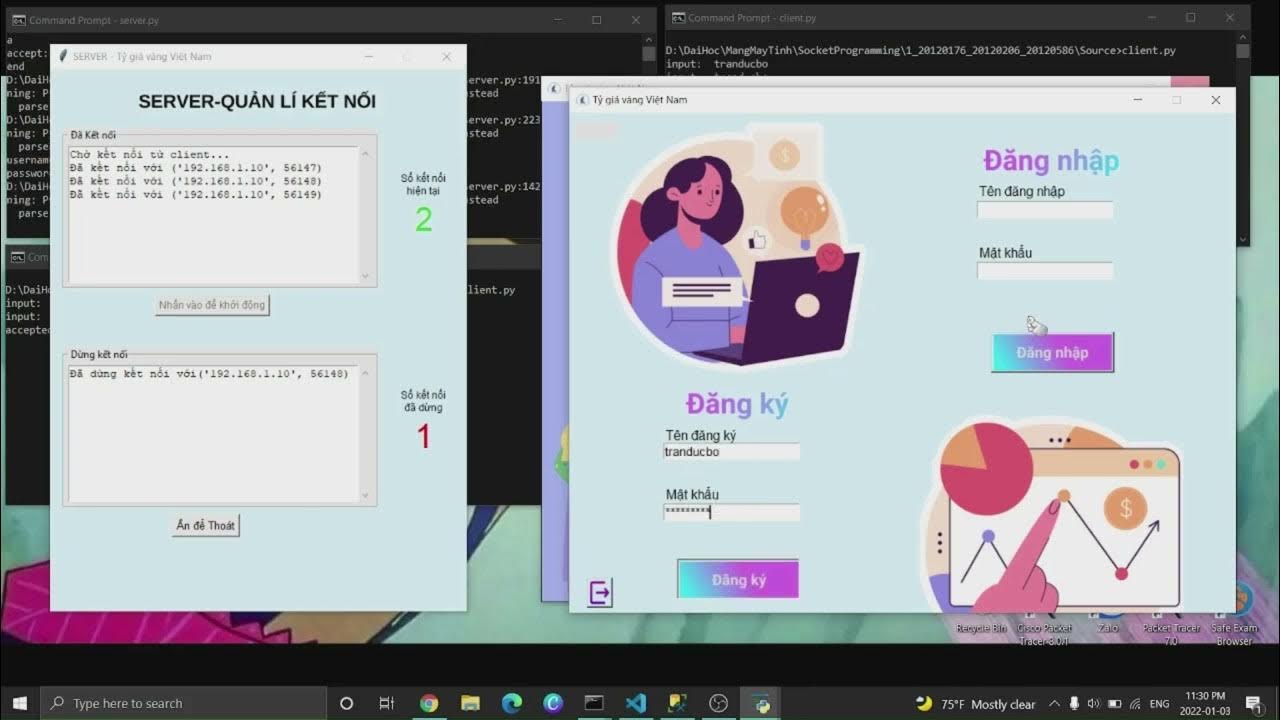Đồ Án Socket | Mạng Máy Tính | Computer Network | HCMUS - YouTube