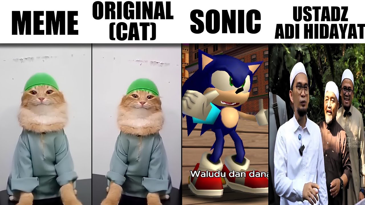 tob tobi tob meme vs original cat vs original song vs sonic vs ustad ...