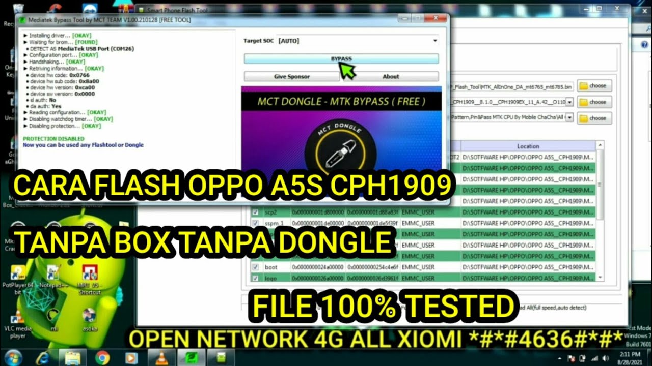 CARA FLASH OPPO A5S (CPH1909) TANPA BOX TANPA DONGLE 100% WORK - YouTube