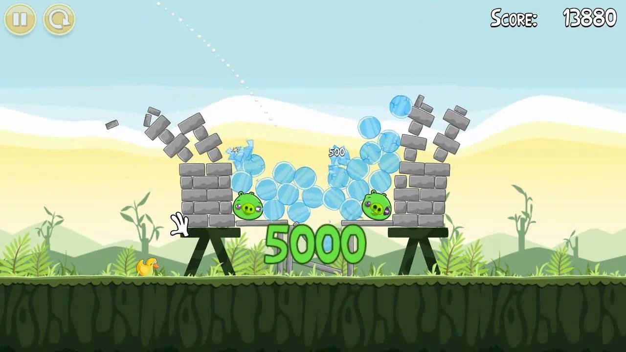 Let's Play Angry Birds 02 - I'm going back to bed now. - YouTube