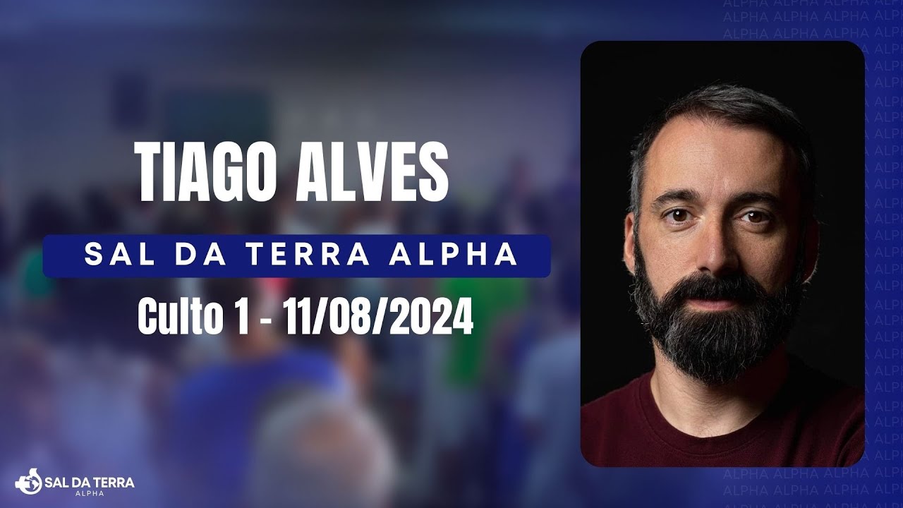 11/08/2024 - Culto 1 - Tiago Alves - Conhecer - YouTube