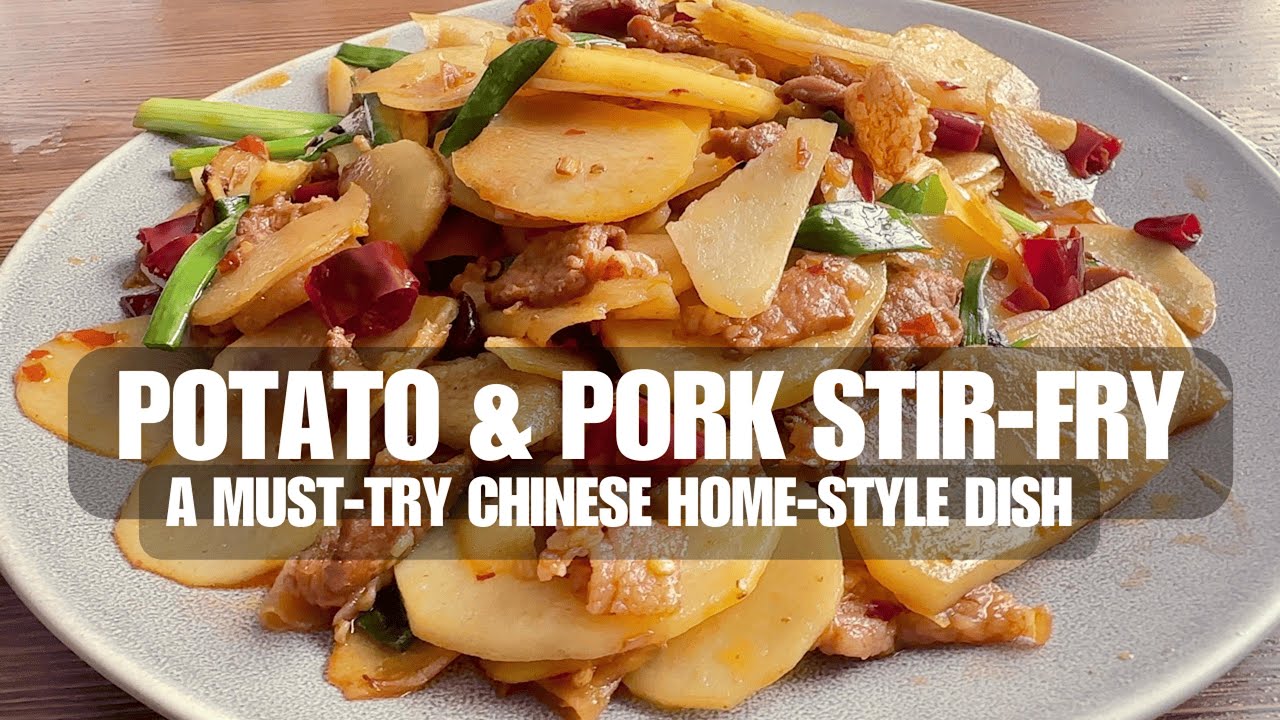 Chinese Potato & Pork Stir-Fry | Crispy, Savory, and Ready in 5 Minutes ...