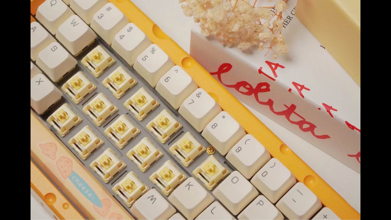 [New Switch] Cheese switch typing sound - YouTube
