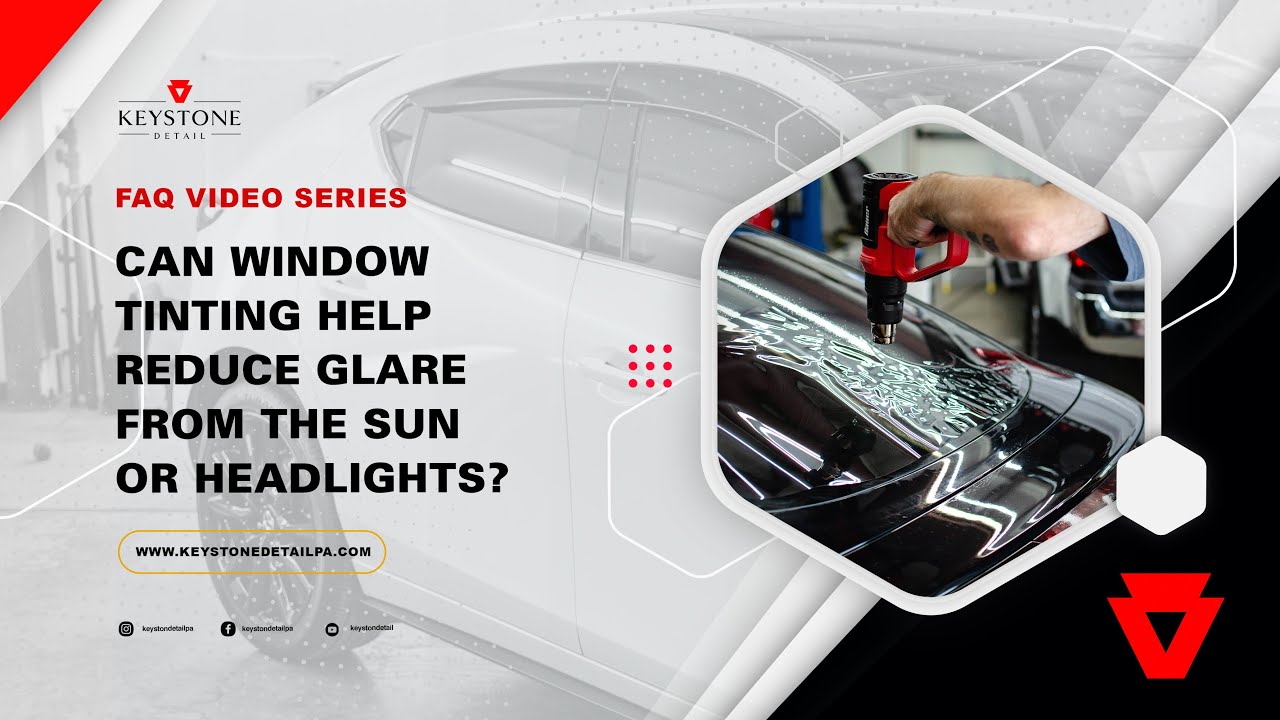 Can Window Tinting HELP reduce glare from the sun or headlights? - YouTube