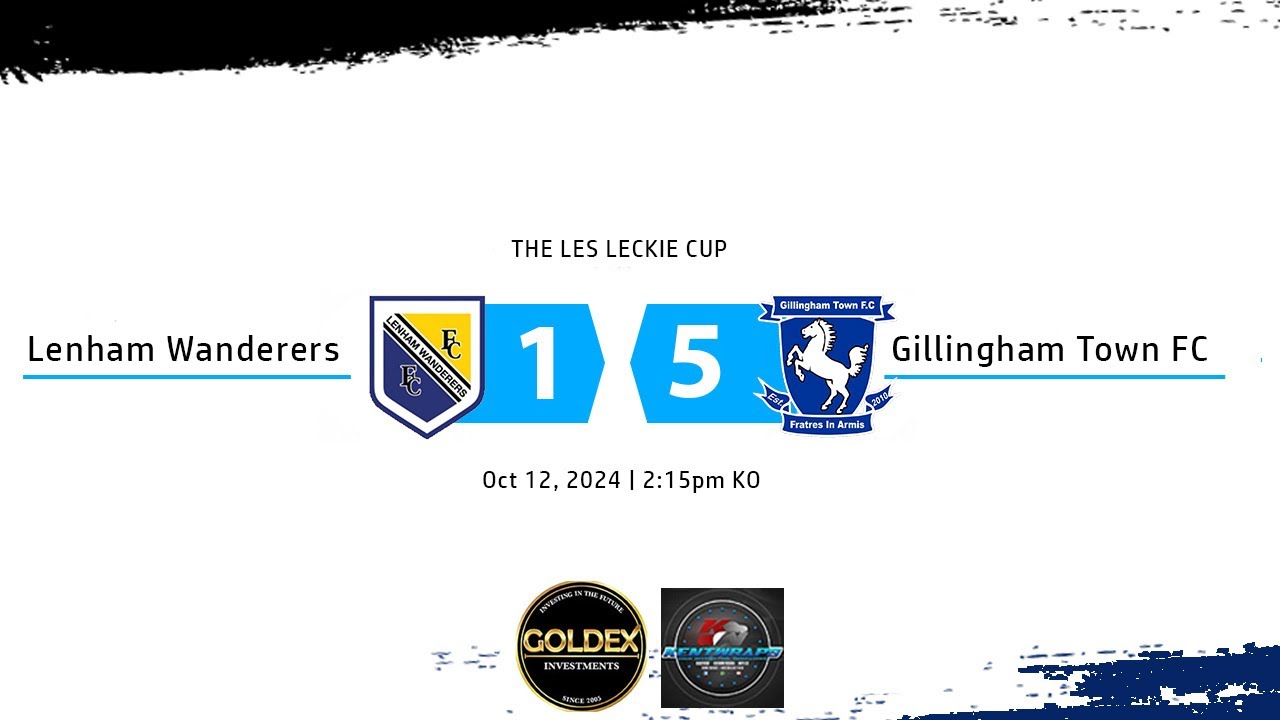 Lenham Wanderers FC 1 x 5 Gillingham Town FC - YouTube
