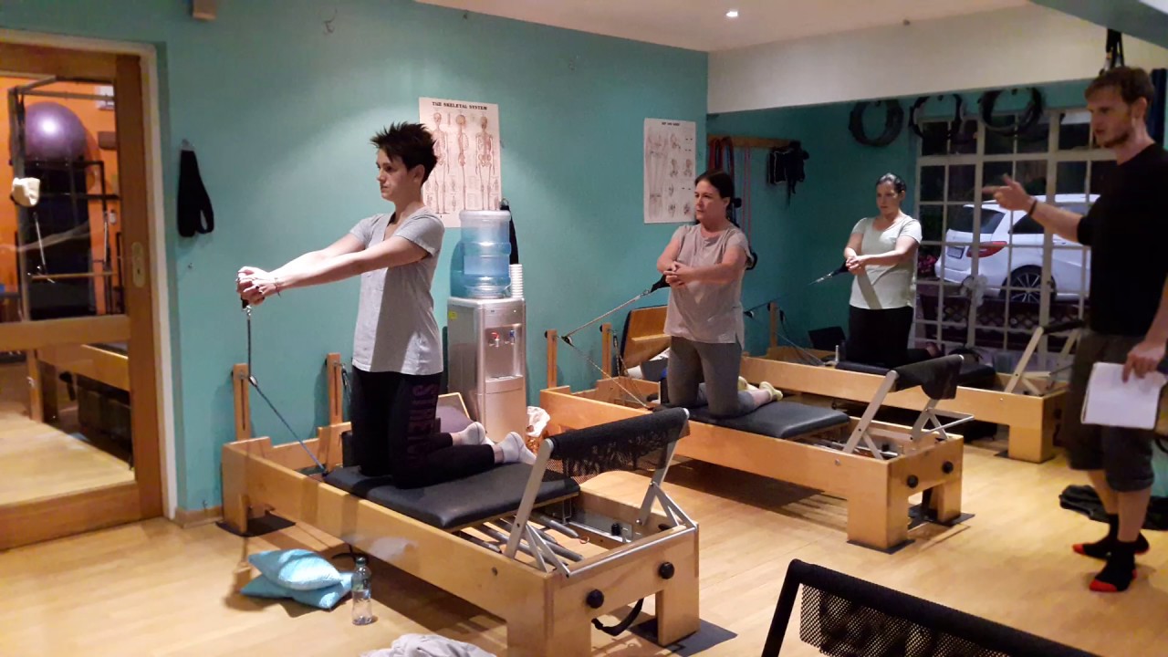 Pilates Dynamics Reformer Group Class - YouTube