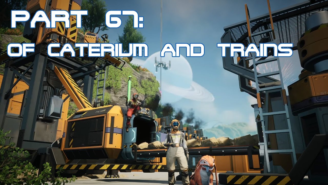 Part 67: Of Caterium And Trains - Factory Building With Friends - YouTube