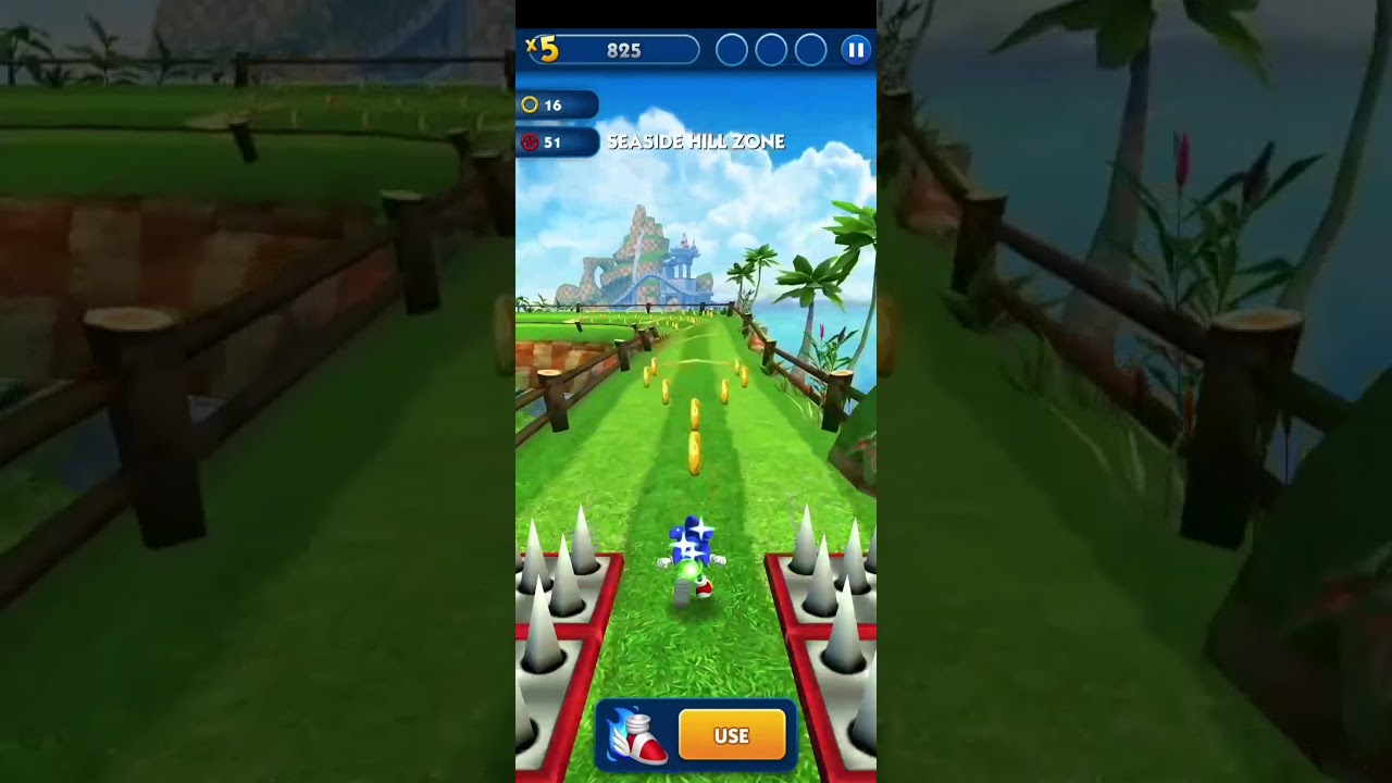 Sonic Dash - Seaside Hill Zone - YouTube
