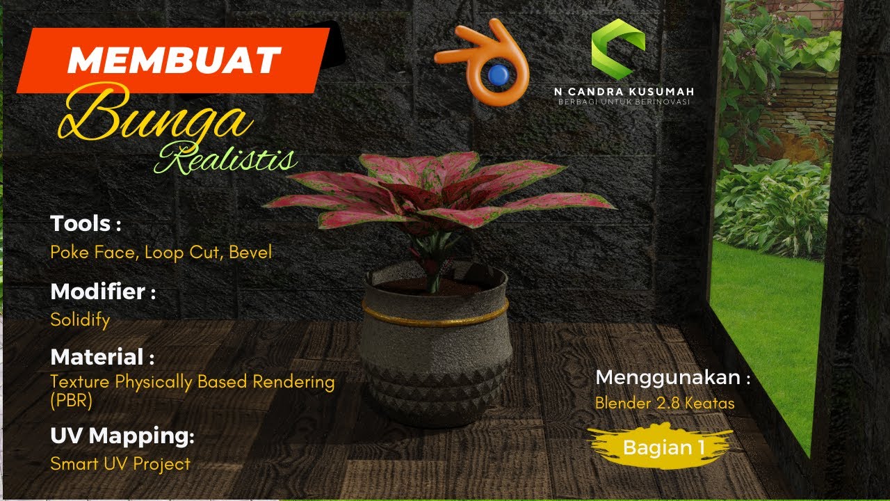 Membuat Pot dan Bunga Realistis Bagian 1 - Membuat Pot - YouTube