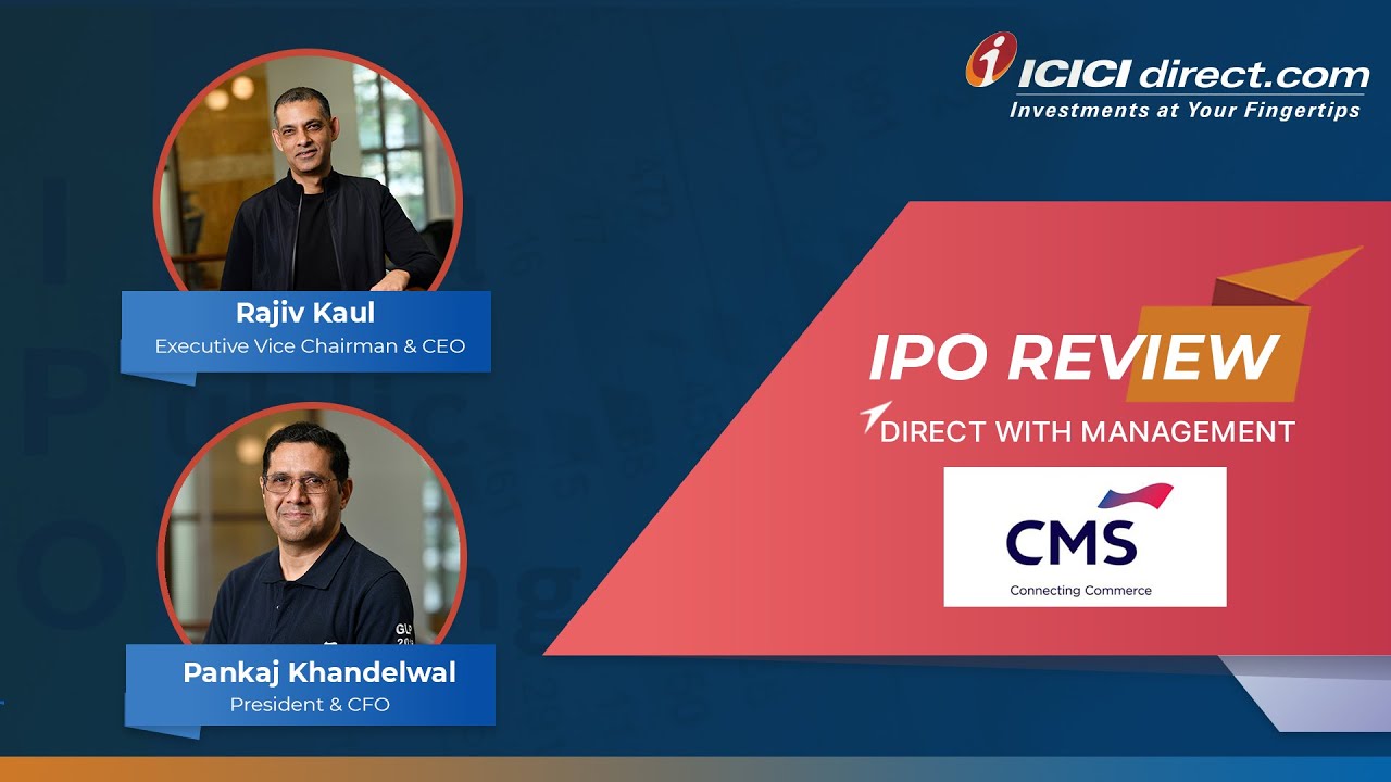 Upcoming IPO Review Of CMS Info System with Rajiv Kaul And Pankaj ...