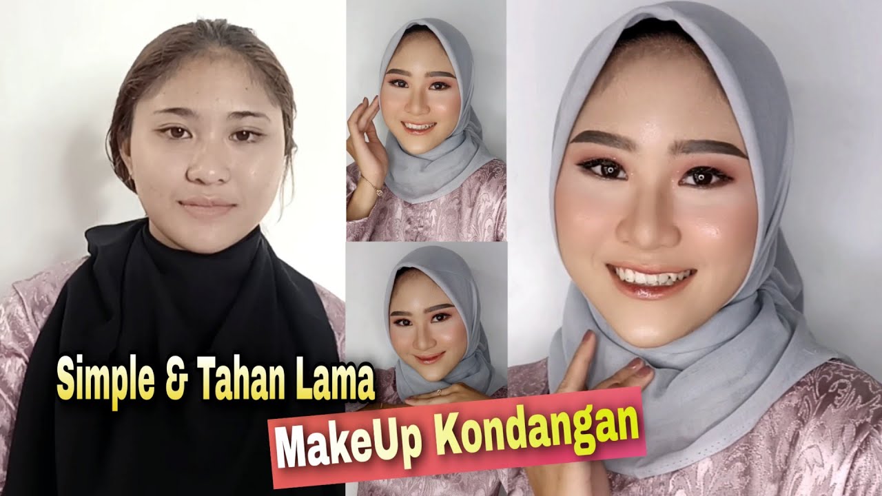 tutorial makeup kondangan tahan lama - YouTube