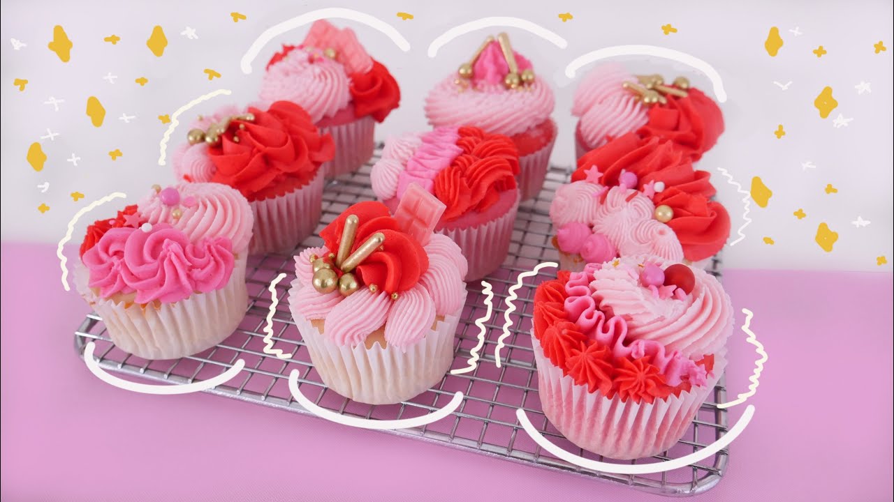 9 DECORACIONES PARA CUPCAKES | ALE HERVI - YouTube