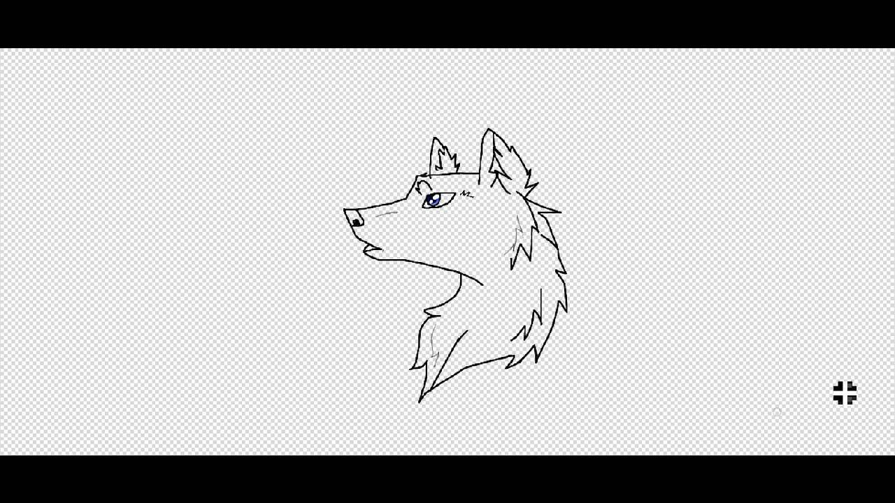 How to Draw An Anime/ Cartoon Wolf (easy) - YouTube