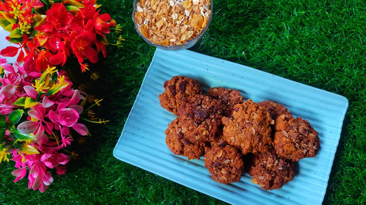 Oats cookies//How to make cookies 🍪//Odia Recipe//Healthy Oats Cookies ...