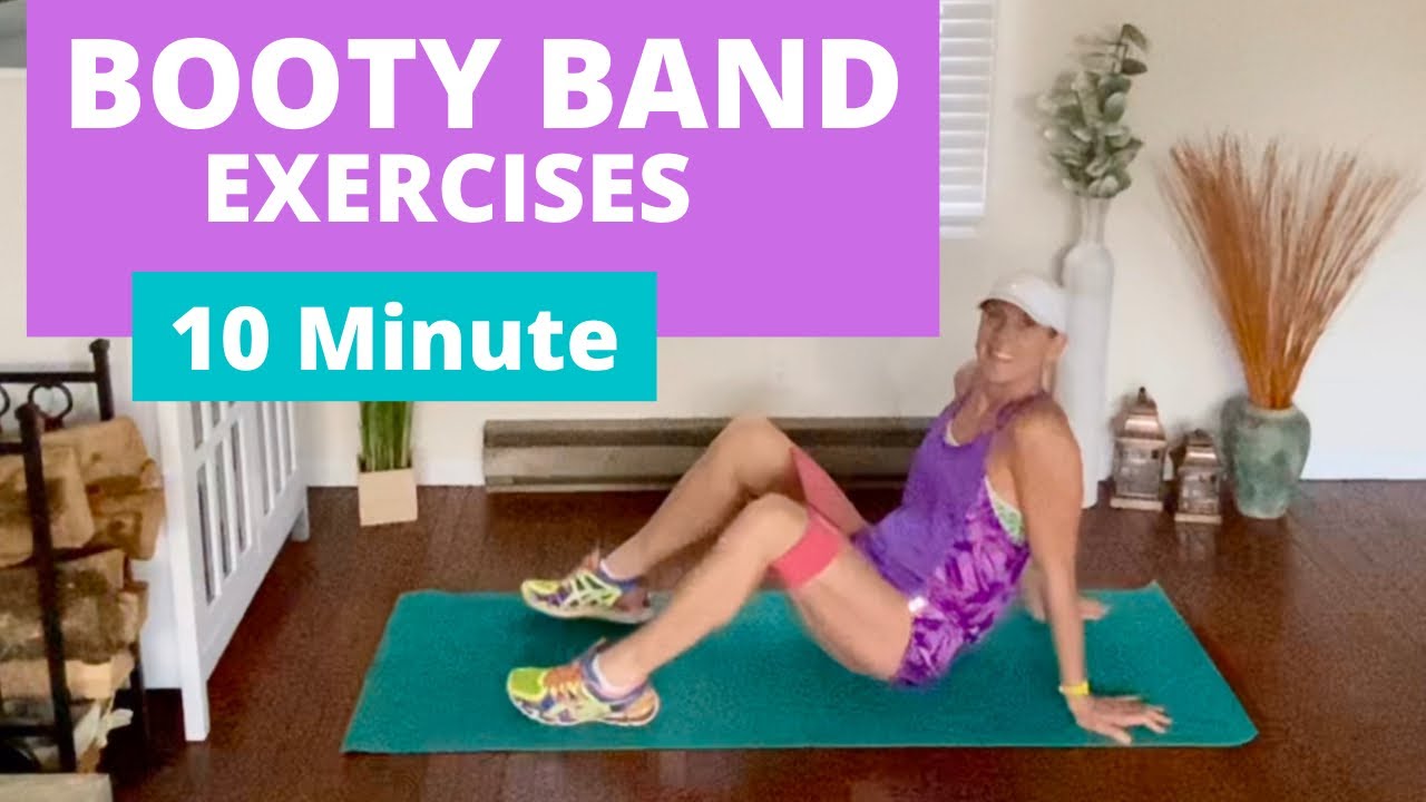 BOOTY WORKOUT WITH EXERCISE BAND | BAND WORKOUTS FOR LEGS AND GLUTES ...