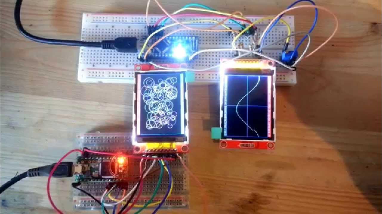 Proxytype Blog - TFT Comparison - Teensy 3.1 and Arduino Nano - YouTube
