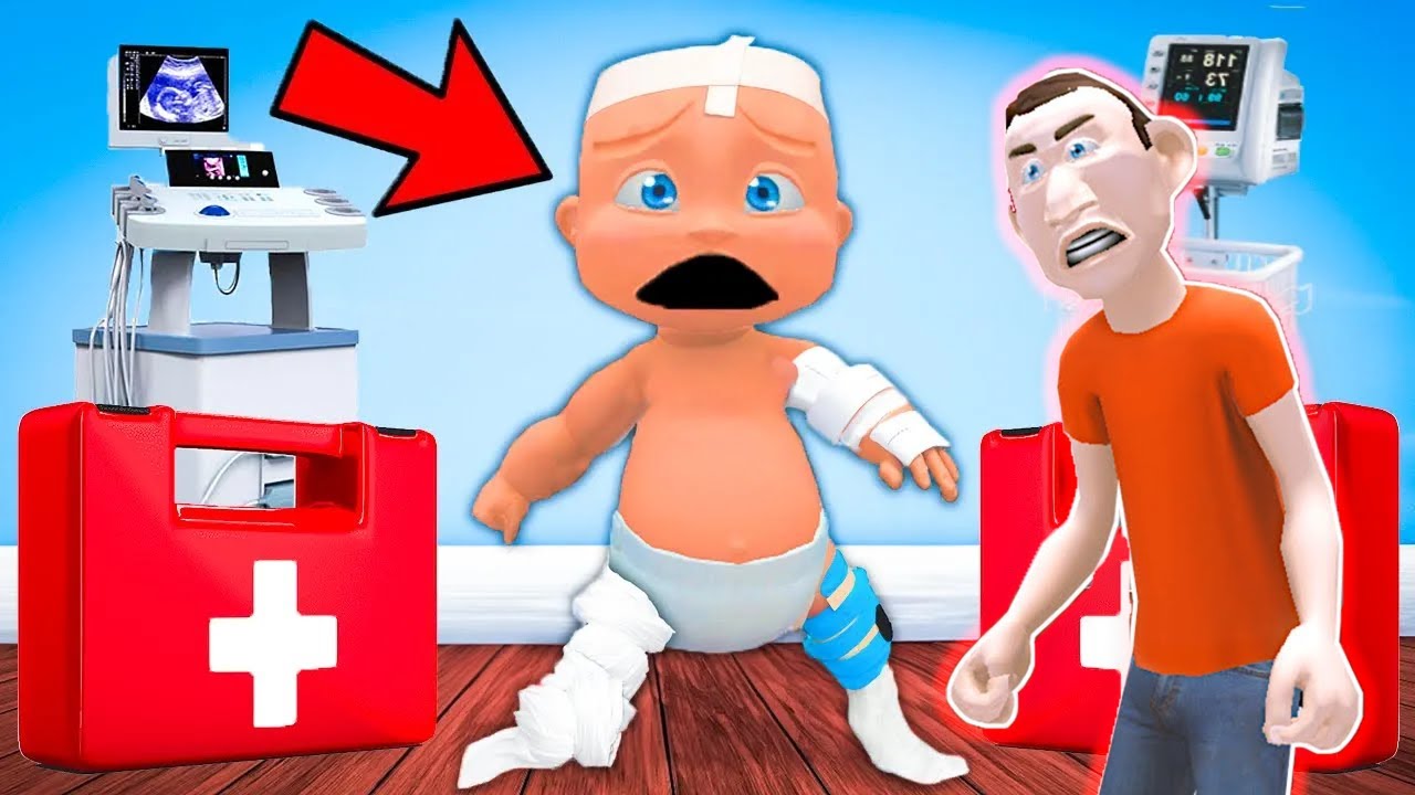 Baby and DAD Escape EVIL HOSPITAL! - YouTube