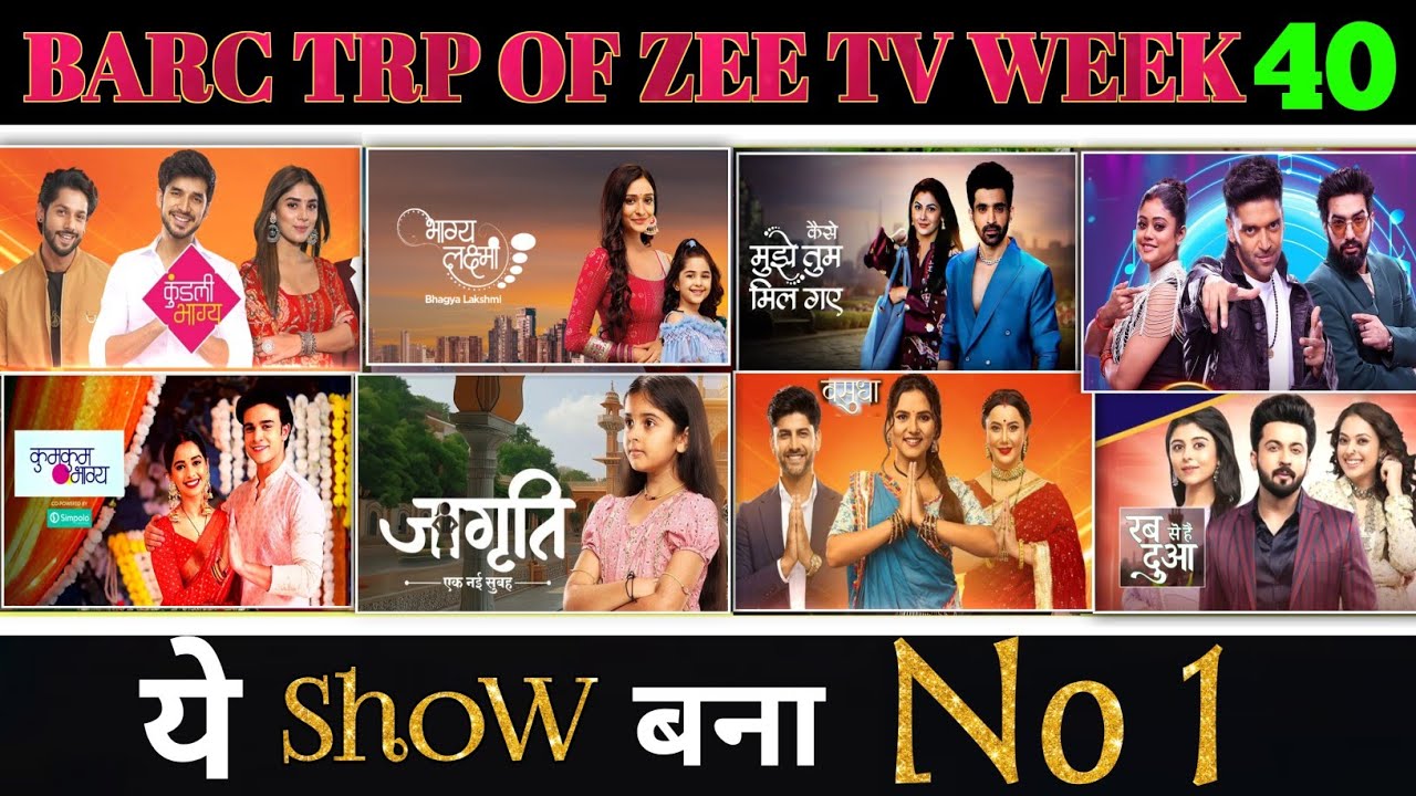 Zee TV All Shows Barc Trp of This Week 40 (2024) | Barc Trp Of Zee TV ...