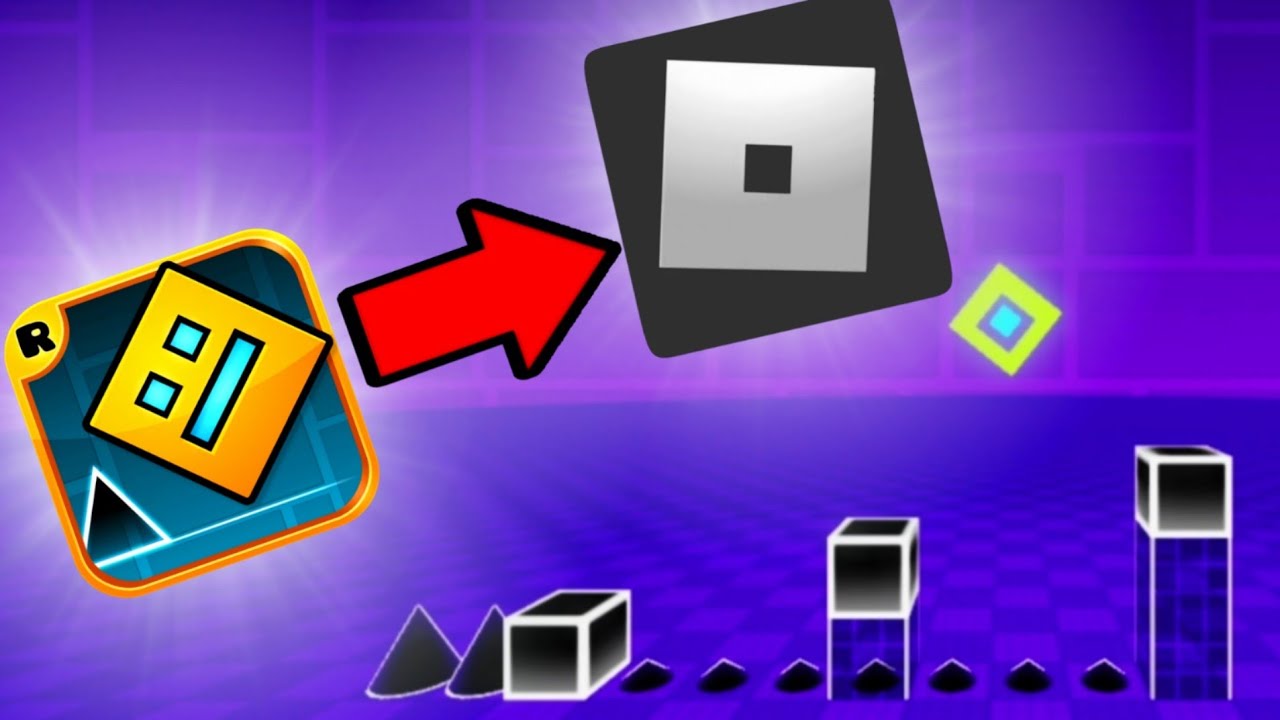PUEDES JUGAR GEOMETRY DASH en ROBLOX! - YouTube