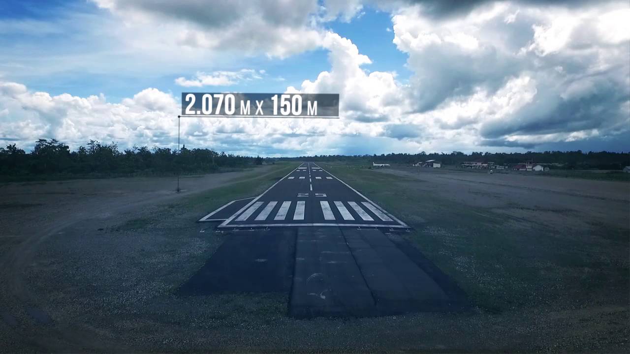 Profil Bandar Udara Nop Goliat, Yahukimo, Papua - YouTube