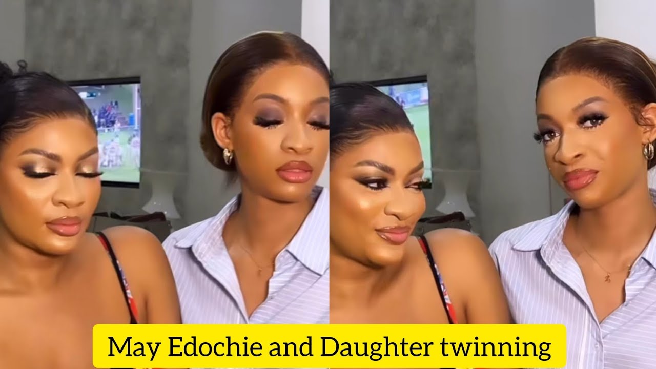 May Edochie and Daughter Danielle shares unbreakable Bound as they twin ...