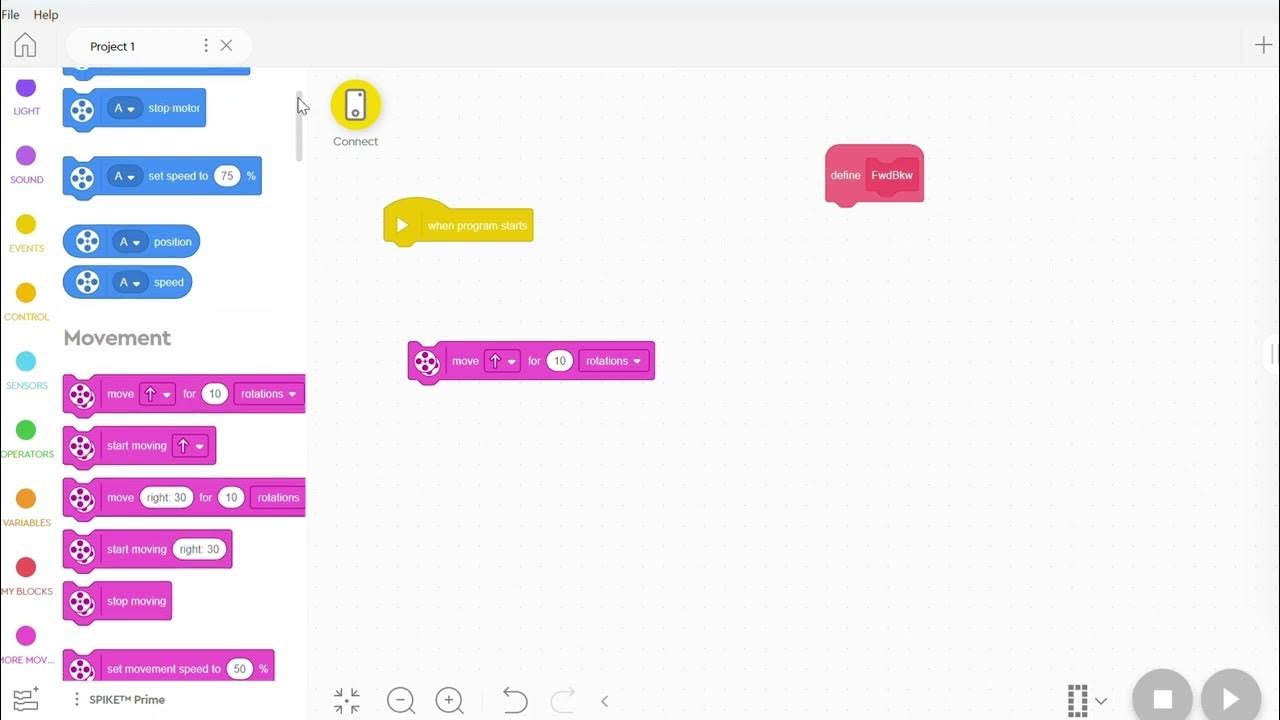 Functions in Spike Prime (Pt 1) - YouTube