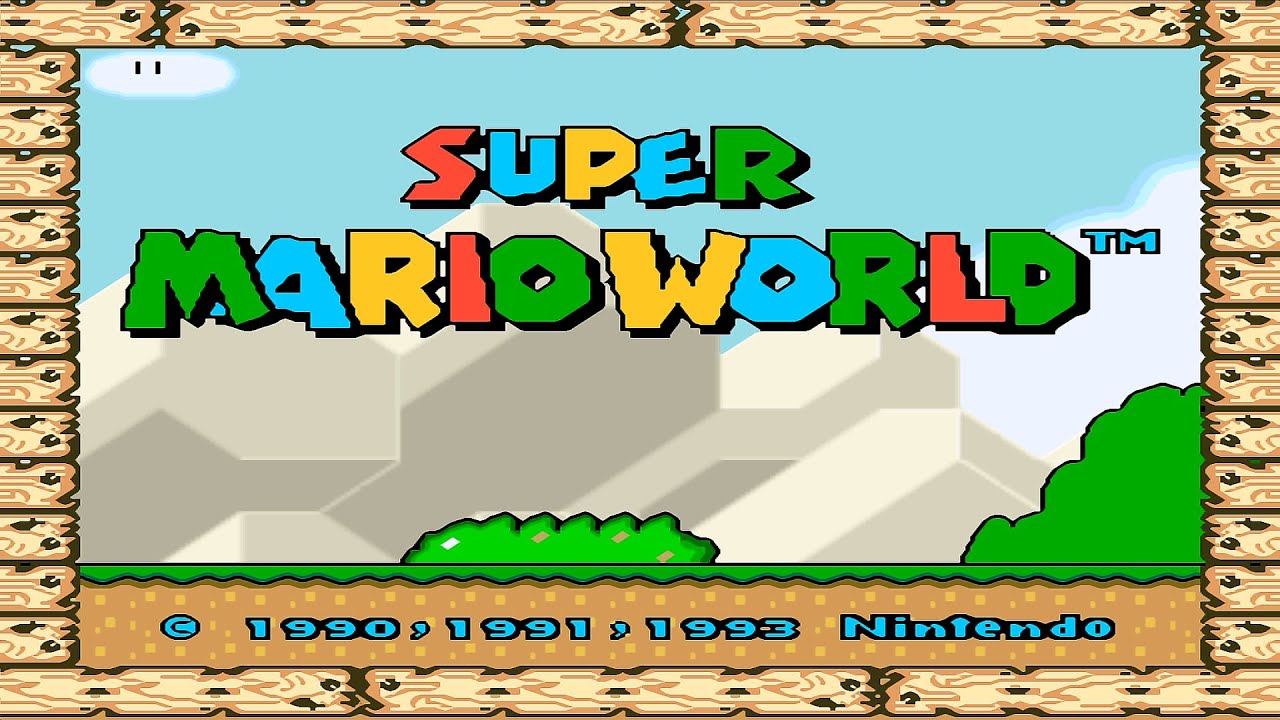 Super Mario World HD [ Intro Title Screen & In Game ] - YouTube