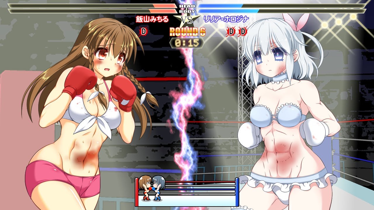 【Ryona リヨナ】【BoxingGirl's MOBIUS】Lilia Kholodina's Special Move on Michiru liyama (Scenario) 2 ...